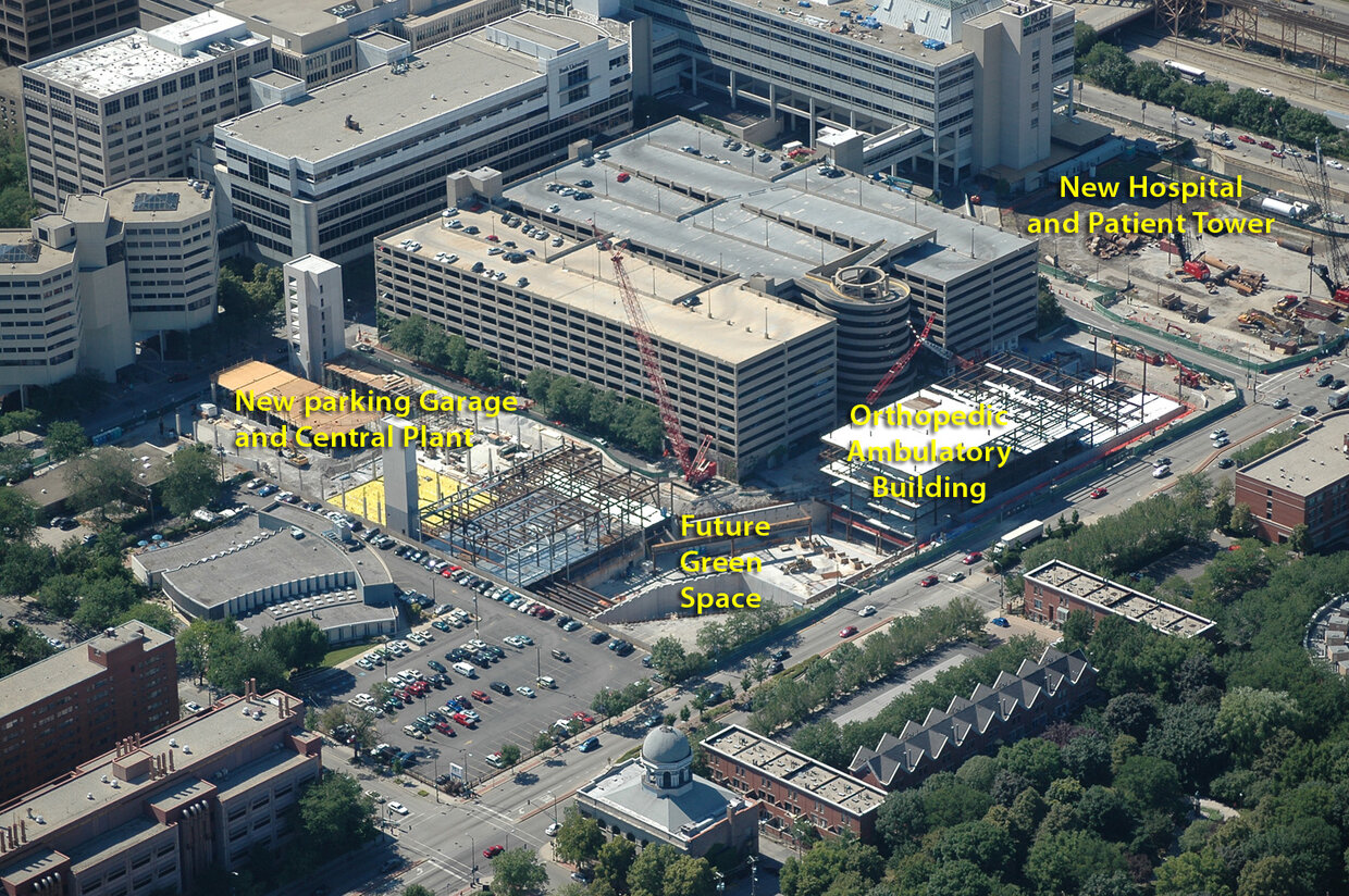 Hospital Campus Construction | Rush Medical Center Chicago